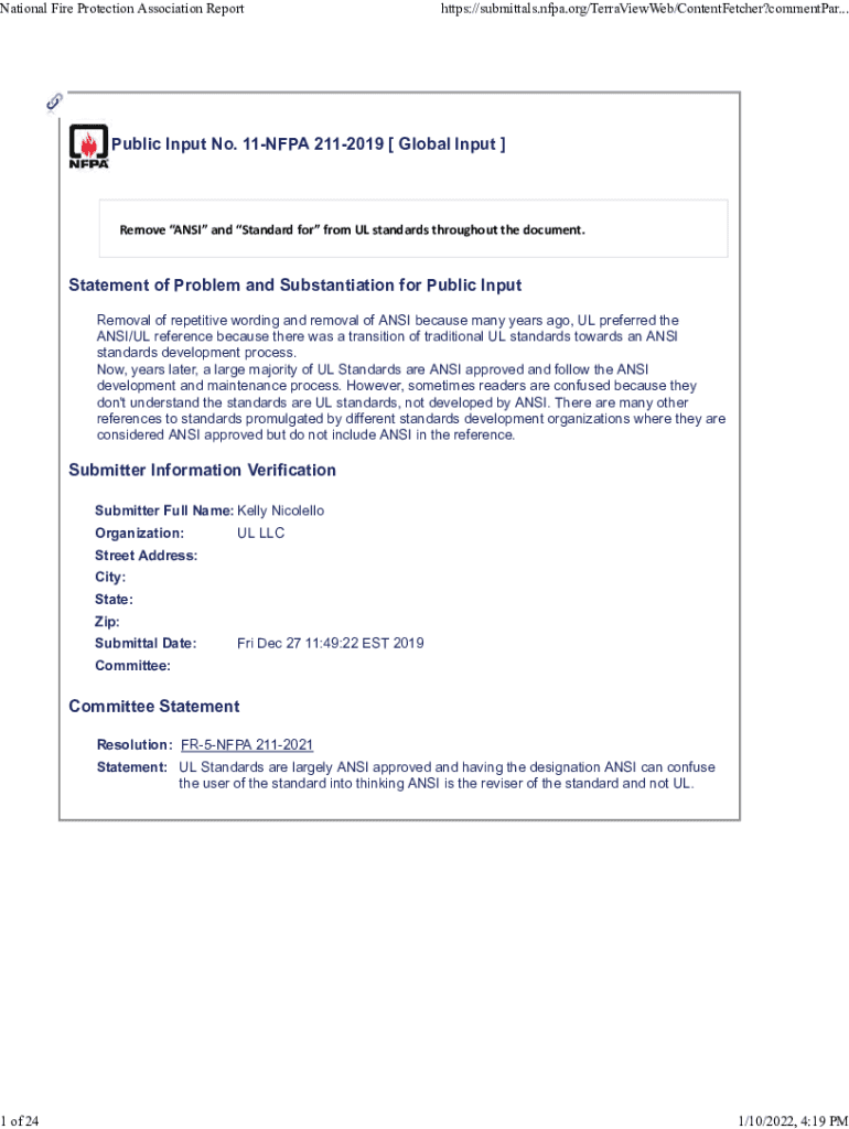 Fillable Online nfpa92.nfpa.org detailNFPA 211: Standard for Chimneys ...