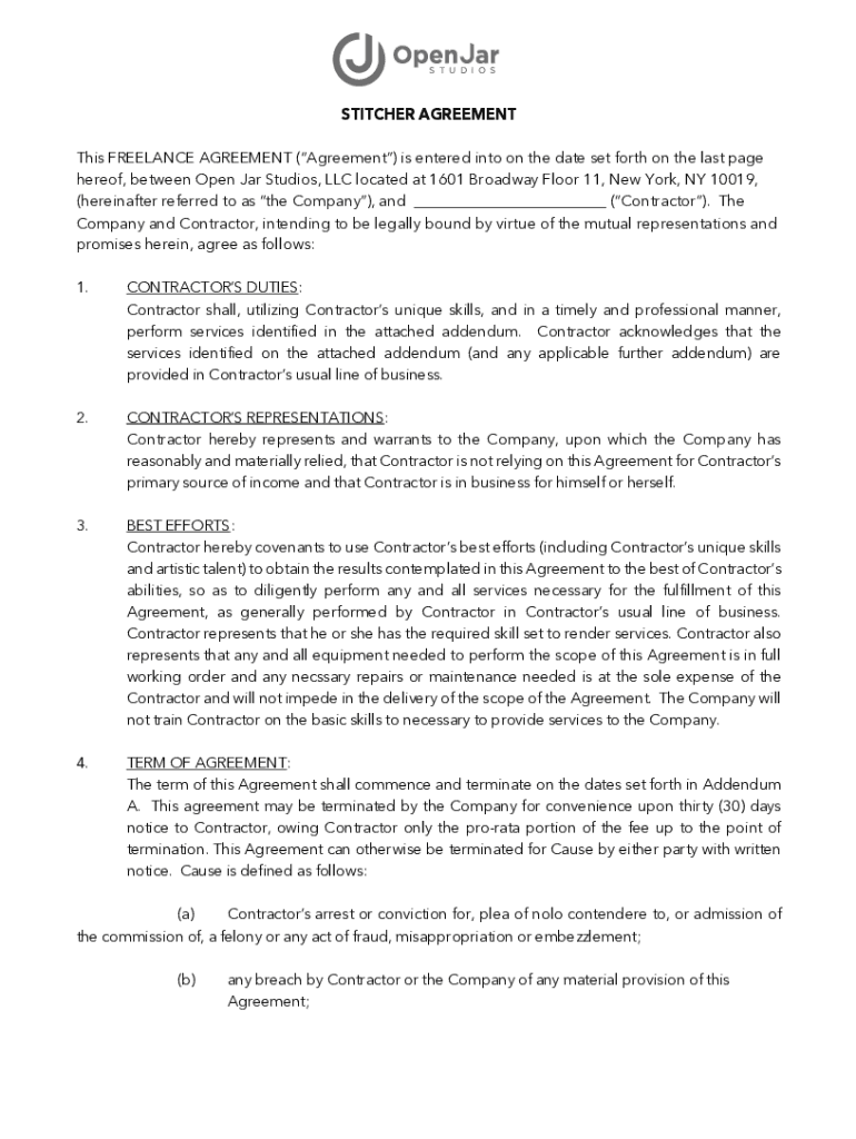 Fillable Online Sample Contracts and Agreements CategoriesLaw Insider Fax Email Print - pdfFiller