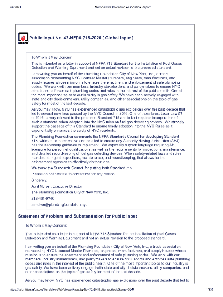 Fillable Online catalog.nfpa.org NFPA-715-Standard-for-theNFPA 715 ...