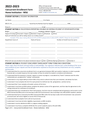 Fillable Online www.moreheadstate.edufinaidformsMorehead State ...