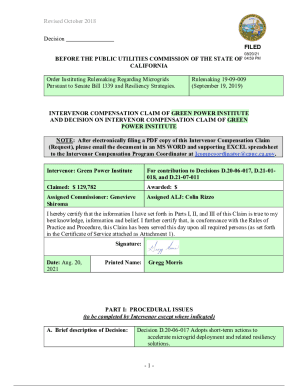 Fillable Online docs cpuc ca Resiliency and Microgrids - California ...