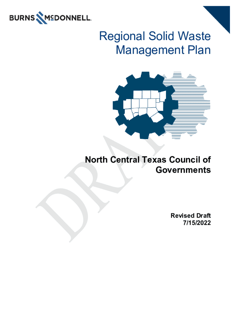 Fillable Online Regional Solid Waste Management Plan Fax Email Print ...