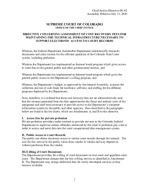 Fillable Online Chief Justice Directive 0802 Fax Email Print - pdfFiller