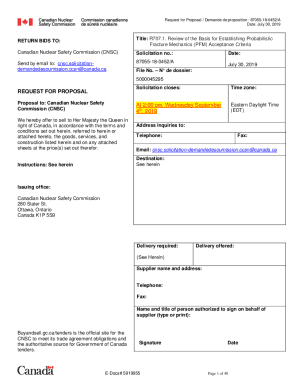 Fillable Online Canadian Nuclear Safety Commission (CNSC) Send by email ...