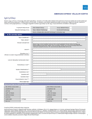 Fillable Online Cardmember Application Form Ignyllap - American Express Fax Email Print - pdfFiller