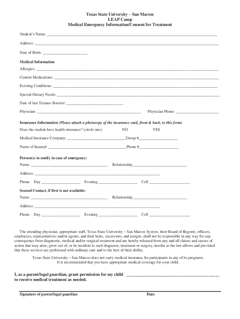 Fillable Online gato-docs its txstate Leap forms .pdf Fax Email Print ...