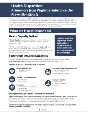 Fillable Online Health Disparities:NASADAD Fax Email Print - pdfFiller