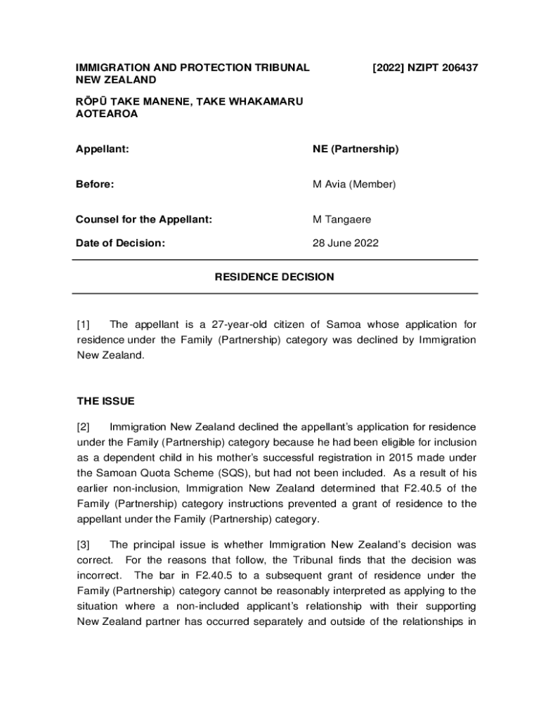 Fillable Online forms.justice.govt.nzsearchDocumentsIMMIGRATION AND ...