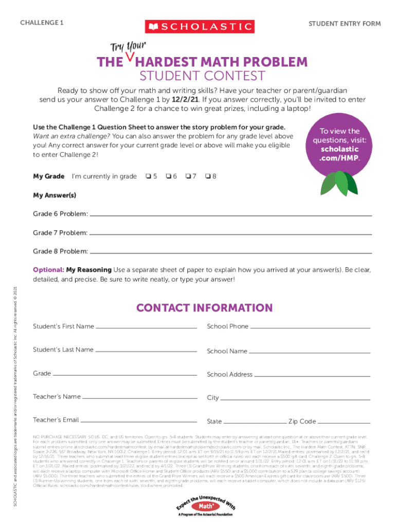 Fillable Online SCHOLASTIC and associated logos are trademarks and/or registered ... Fax Email ...