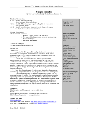 Fillable Online Lesson Plan Design Fax Email Print - pdfFiller