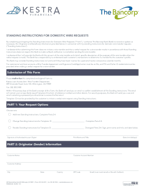 Fillable Online Wire Instructions Template Form - signNow Fax Email ...
