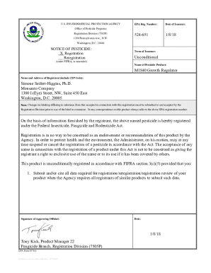 Fillable Online M1840 Growth Regulator - EPA Fax Email Print - pdfFiller