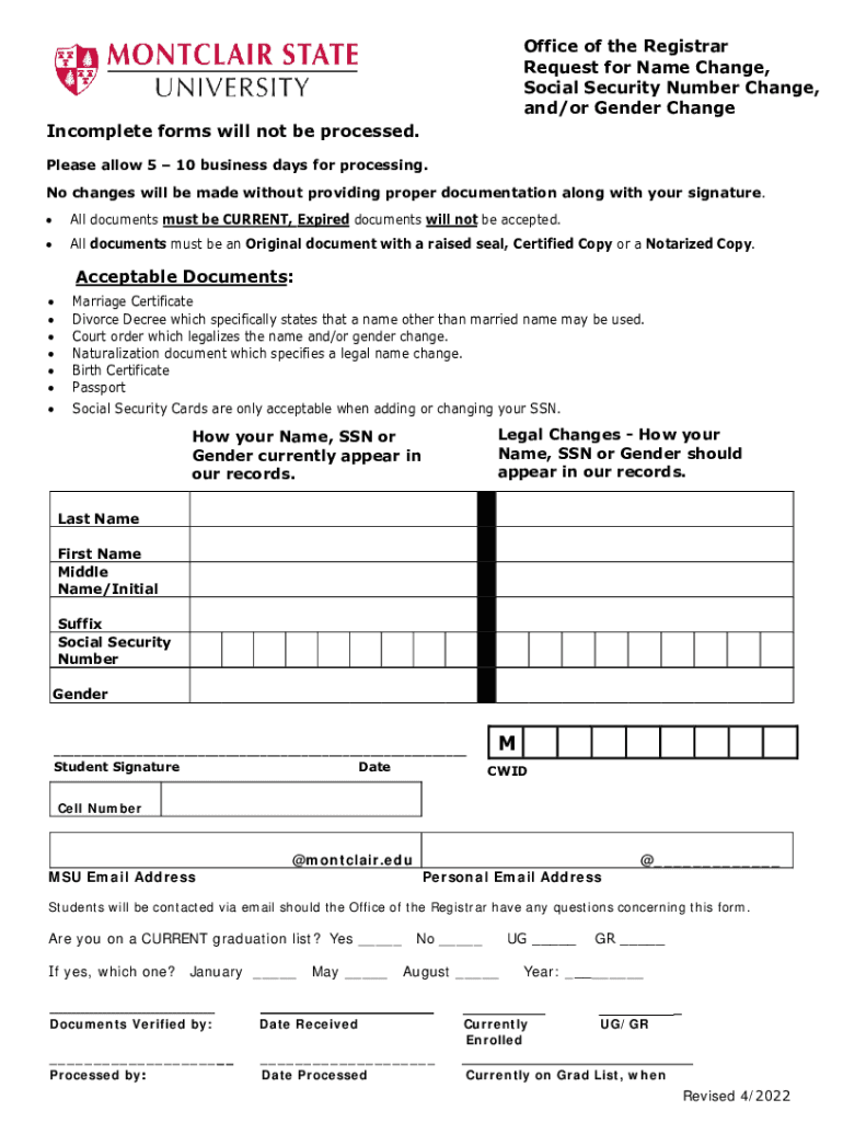 Fillable Online Acceptable Documents: Incomplete forms will not be processed. Fax Email Print ...