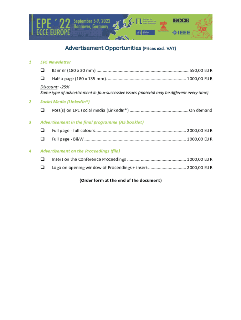 Fillable Online EPE2022-Advertisement-Opportunities.pdf Fax Email Print - pdfFiller