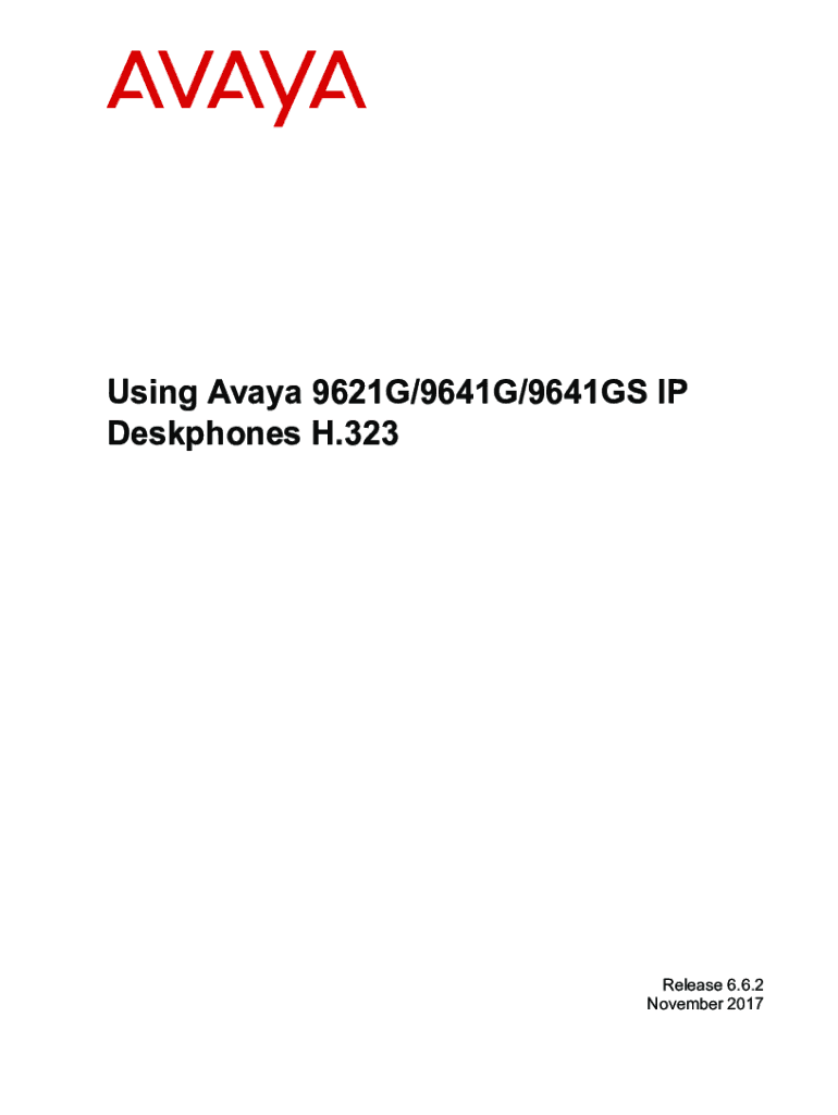 Fillable Online Using Avaya 9621G/9641G/9641GS IP Deskphones H.323 Fax ...