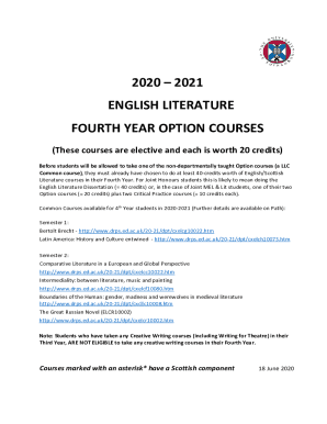 Fillable Online AP English Literature and Composition Course - College Board Fax Email Print ...