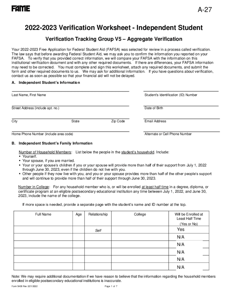 Fillable Online www.hancockcollege.edu finaid forms-22022-23 ...