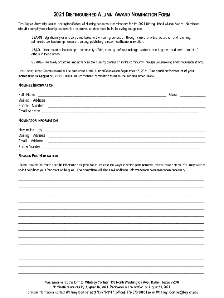 Fillable Online alumni.rutgers.eduawards-recognitionRutgers Hall of Distinguished Alumni Award ...