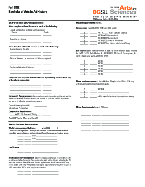 Fillable Online carta.fiu.edubachelor-of-arts-in-art-historyBachelor of ...