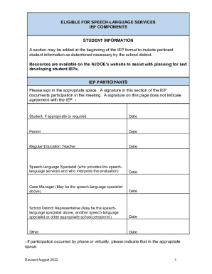 Fillable Online www.pdffiller.com11175260--Eligible-for-speechFillable ...