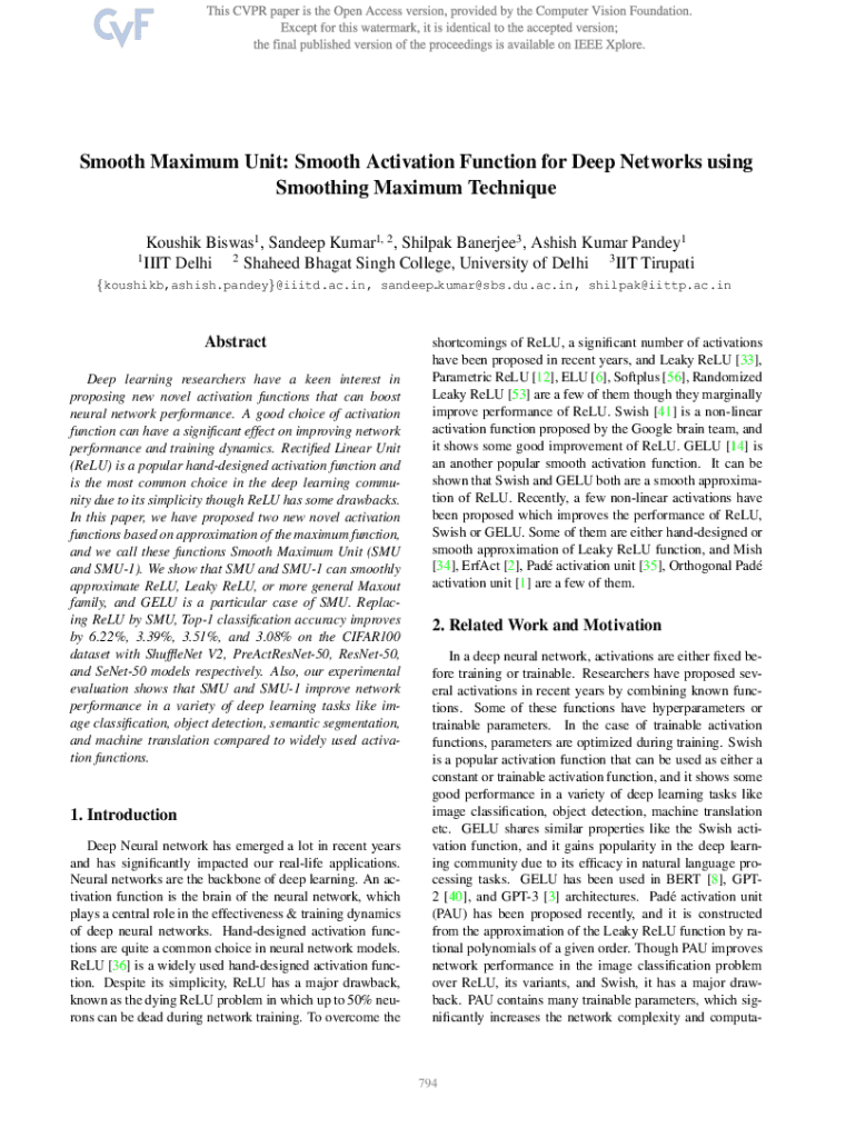 Fillable Online Smooth Maximum Unit Ieee Conference On Computer Vision And Pattern Recognition