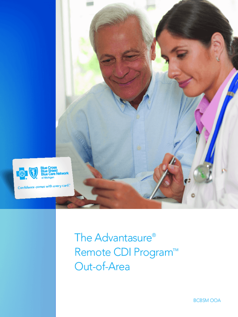 Fillable Online The Advantasure Remote CDI Program Out-of-Area ...