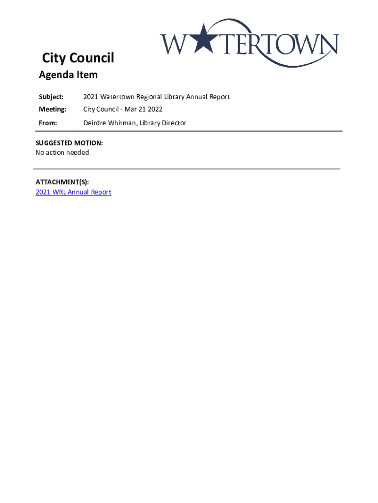 Fillable Online Deirdre Whitman, Library Director Fax Email Print ...