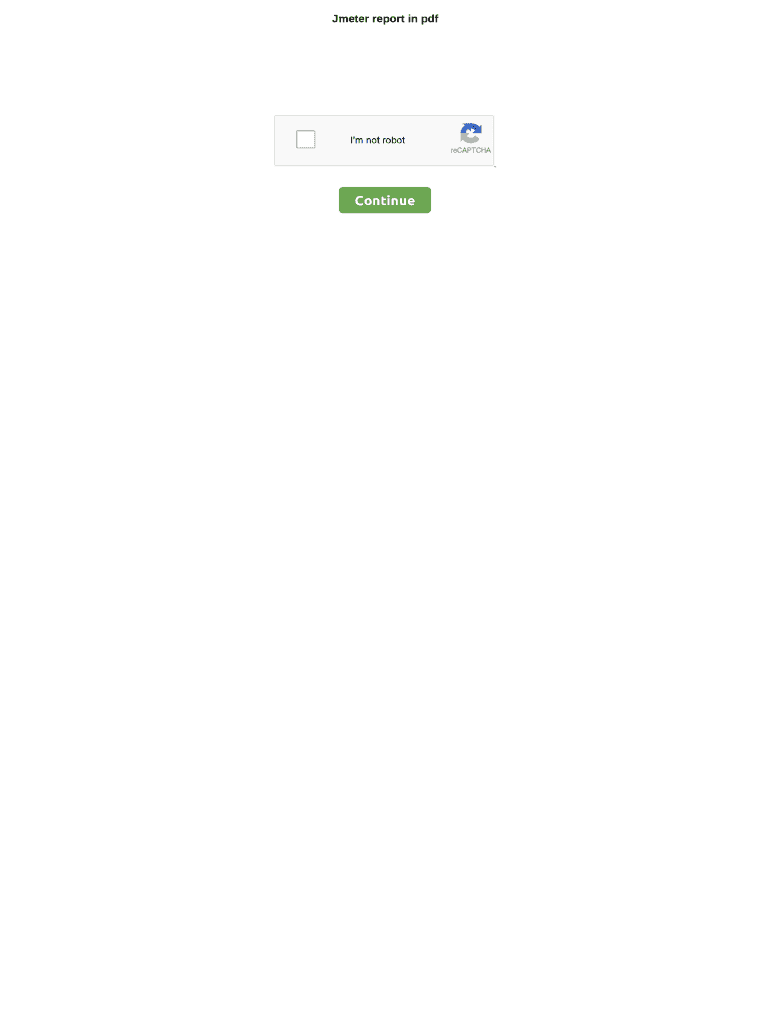 Fillable Online Jmeter Report In Pdf Jmeter Report In Pdf So The Test Is Finally Done And It S