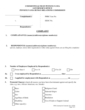 Fillable Online www.phrc.pa.gov LegalResources Policy-and-LawAttorney ...