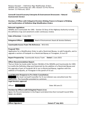 Fillable Online WCA 651 Delegated Decision Form Fax Email Print - pdfFiller