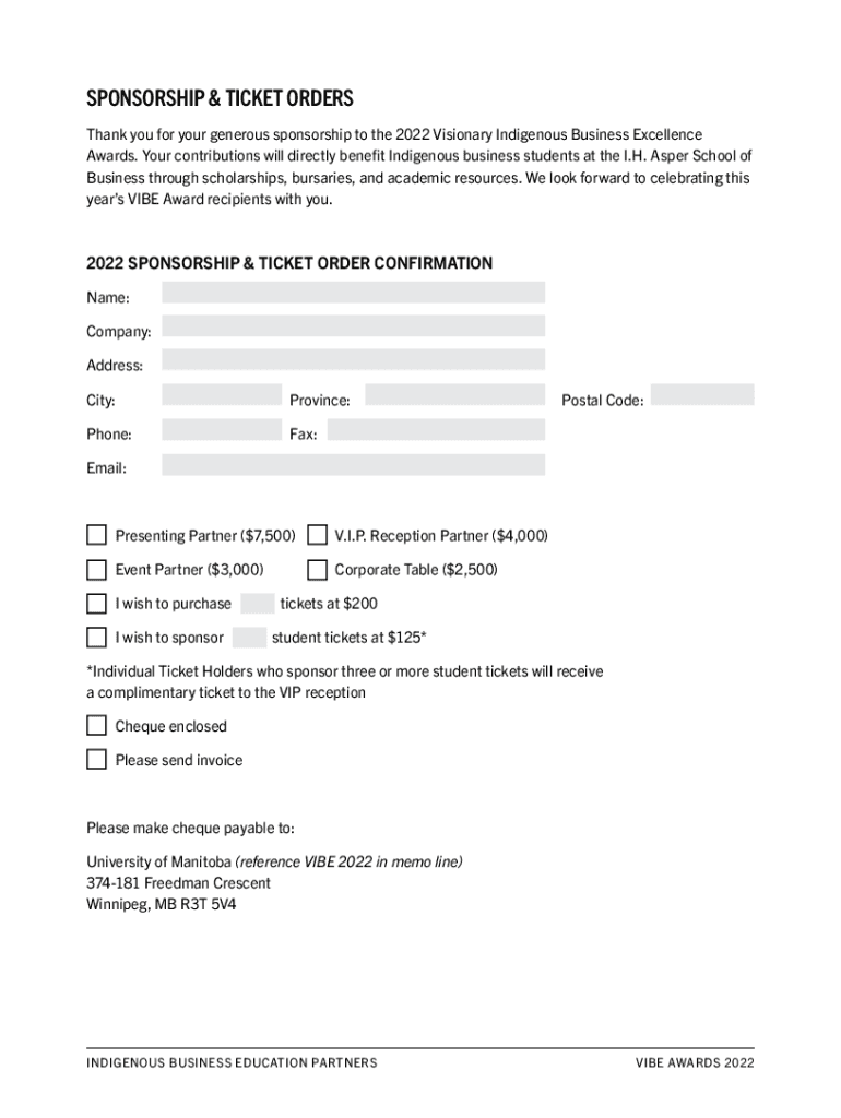 Fillable Online Presented by the Indigenous Business Education Partners Fax Email Print - pdfFiller