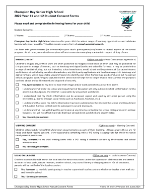 Fillable Online www.championbayshs.wa.edu.auChampion Bay Senior High School - Champion Bay ...