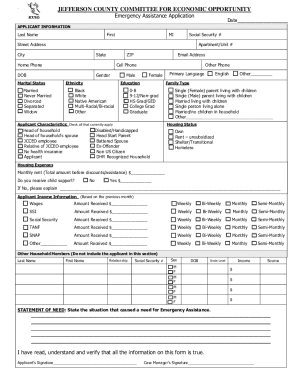 Fillable Online Get Jcceo Utility Assistance Application - US Legal ...