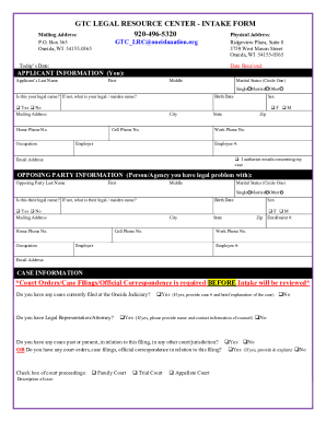 Fillable Online oneida-nsn.gov07ClientIntakeFillableForm22GTC LEGAL ...