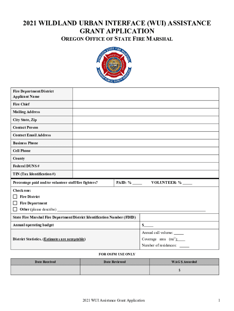 Fillable Online Wildland Urban Interface Firefighting for the ...