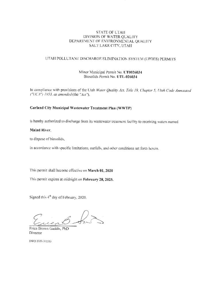Fillable Online NPDES Stormwater ProgramUS EPA Fax Email Print - pdfFiller