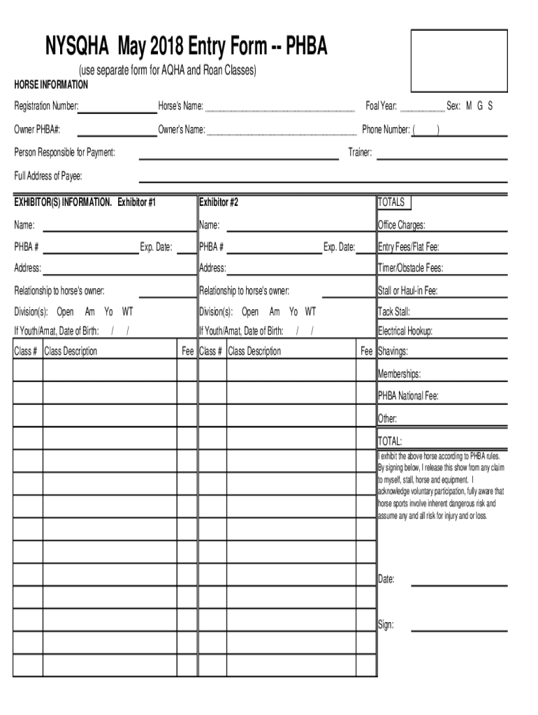Fillable Online www.aqha.comforms-and-resourcesForms and Resources ...