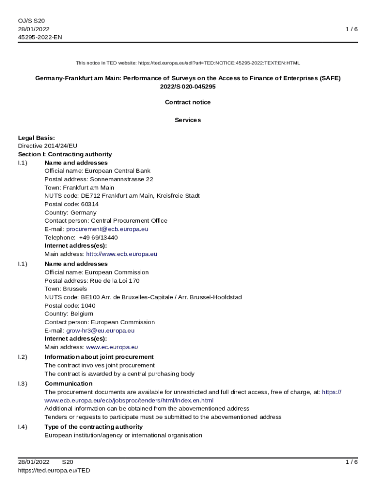 Fillable Online Electronic tendering systemElectronic tendering ...