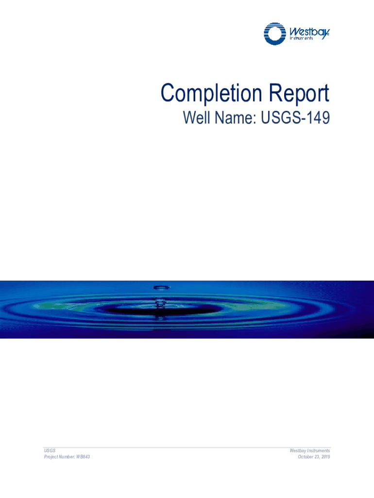 Fillable Online pubs usgs Well Completion Reports - Datasets ...