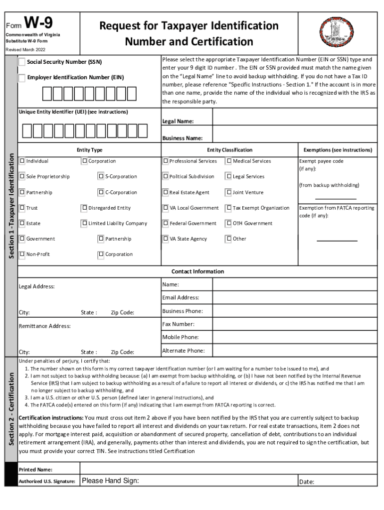 Fillable Online www.doa.virginia.govformsCVGRequest Taxpayer ...