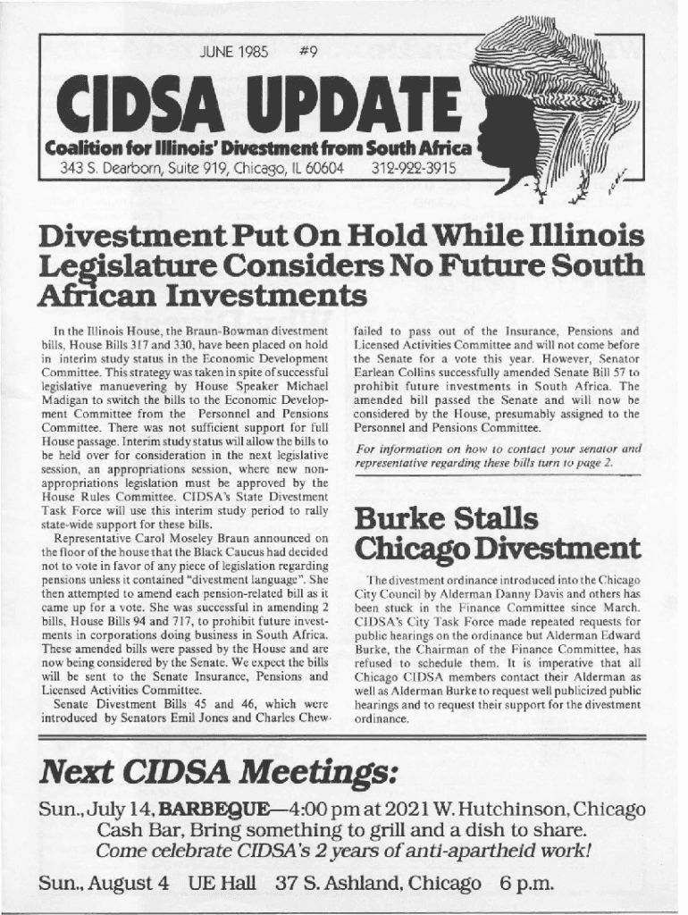 Fillable Online CIDSA UPDATE Kora Fax Email Print - pdfFiller