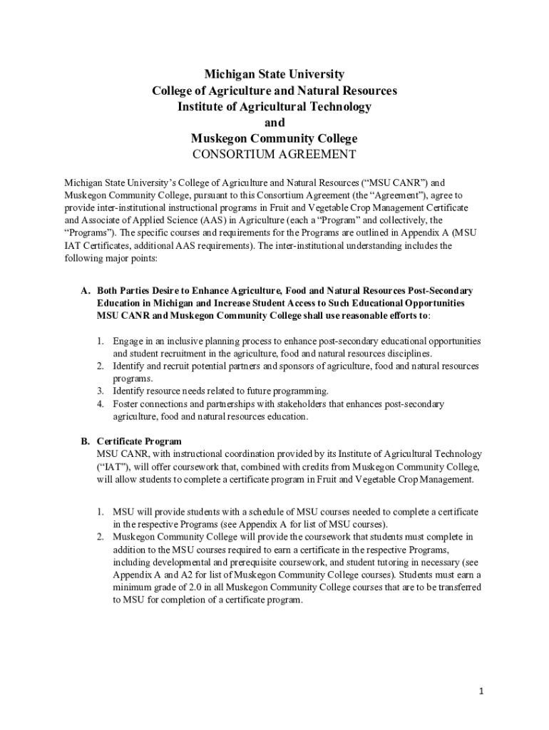 Fillable Online Michigan State University : Agricultural Technology ...