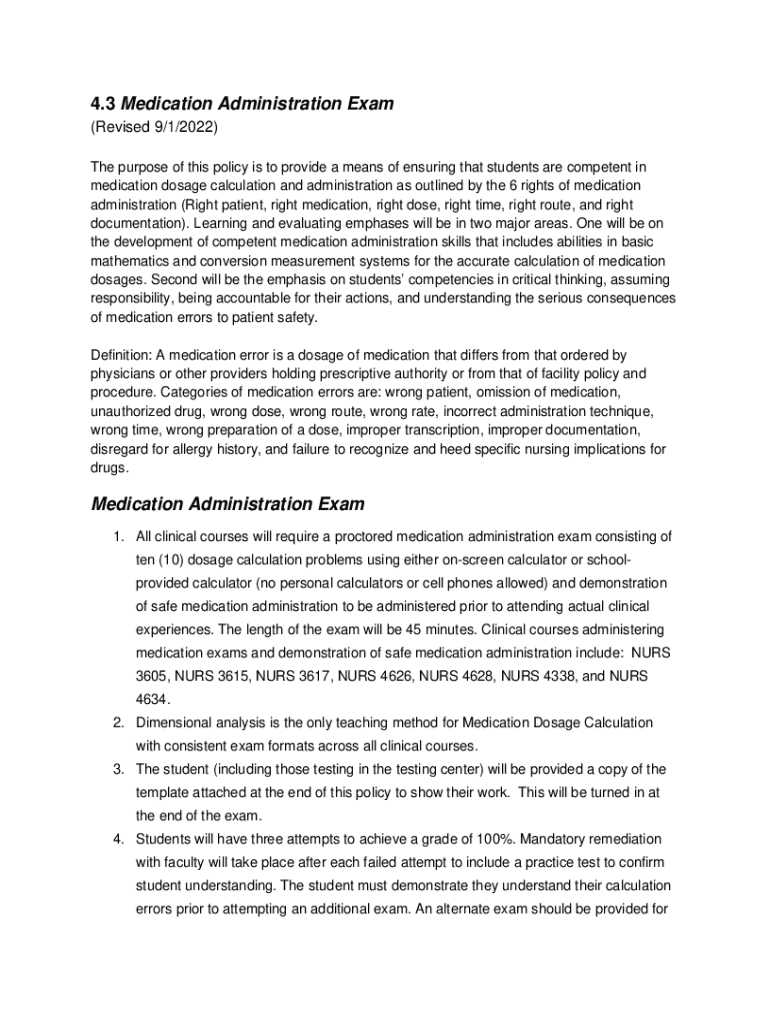 Fillable Online Medication Administration Training Program - Department ...