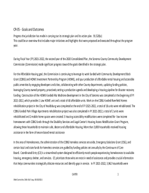 Fillable Online Draft Consolidated Annual Performance Evaluation Report ...