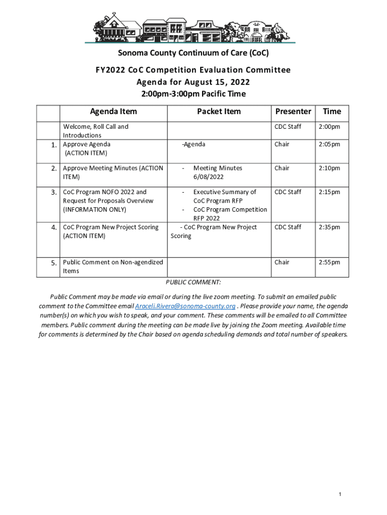 Fillable Online CoC Program CompetitionHUD.gov / U.S. Department of ...