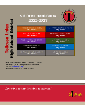 Fillable Online www.tuhsd.orgCurriculumandInstructionTolleson Union ...
