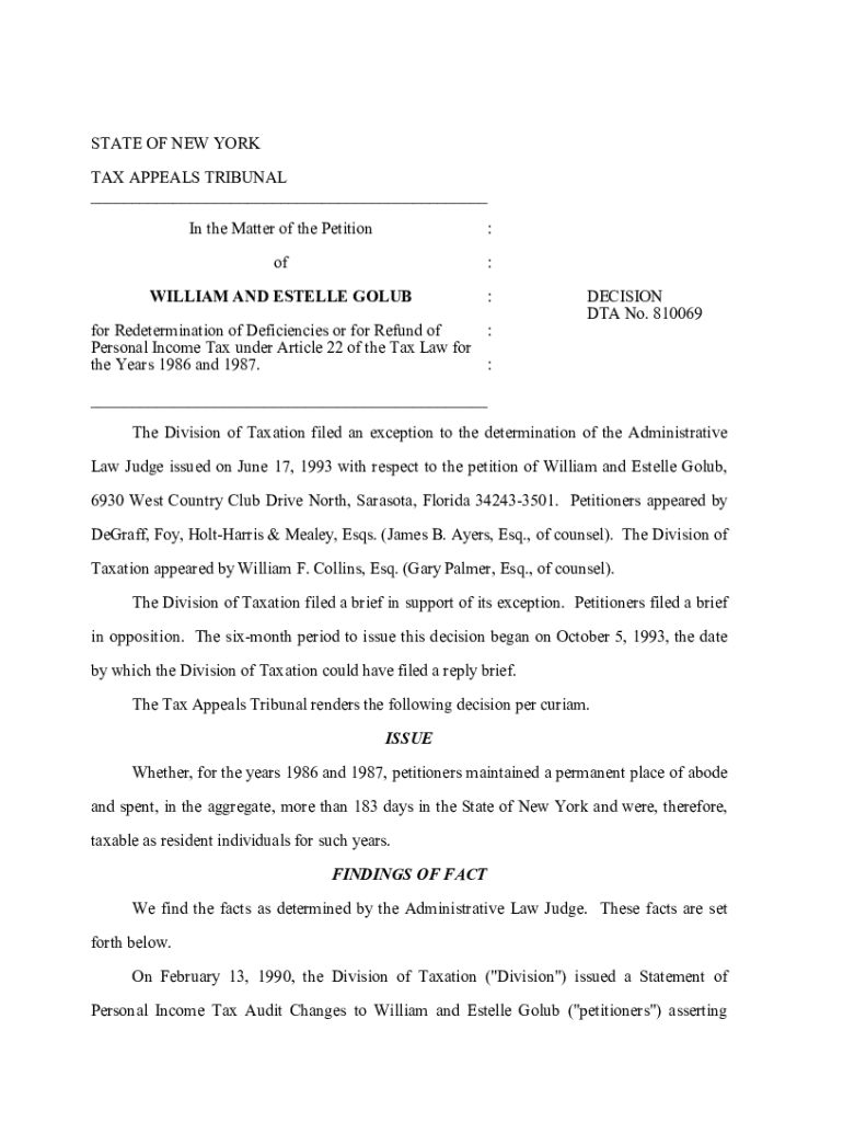 Fillable Online Writing a Tax Assessment Appeal Letter - Example ...