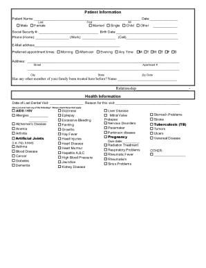 Fillable Online www.pdffiller.com565119650--Patient-HealthFillable ...