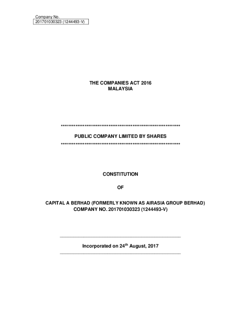 Fillable Online Pages - Companies Act 2016 - Companies Commission of ...