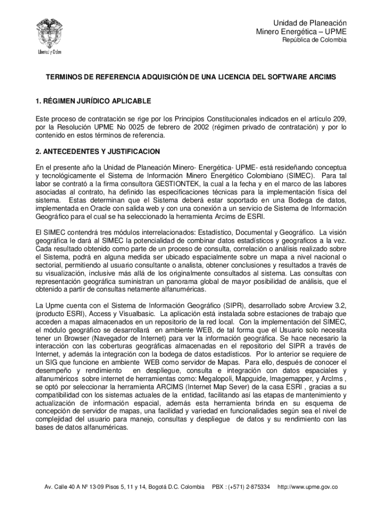 Fillable Online Que es la Upme Fax Email Print - pdfFiller